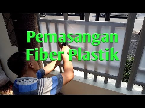 Cara Memasang Plastik Fiber Penutup Pagar Rumah, Lihat Yuk ...