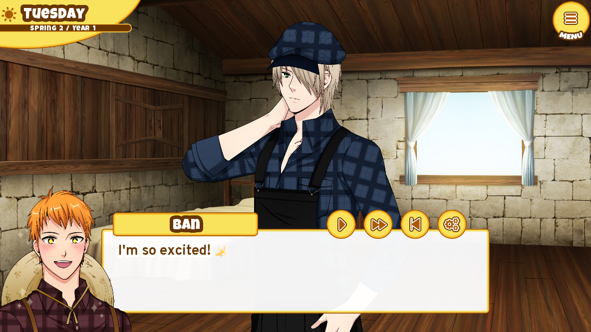 Demo: Banana Ranch Uma fazenda Yaoi ~Visual novel BxB ~ Otome game br e