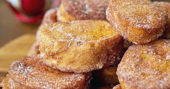 Artesanato Natalino: Receita de Rabanada de natal com pão francês dormido