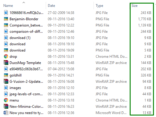 File size - Anoosha's blog