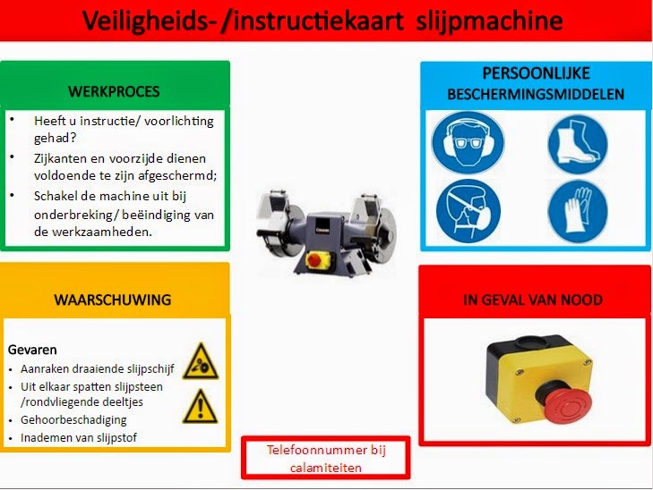 basis metaal: Instructiekaarten veilig werken