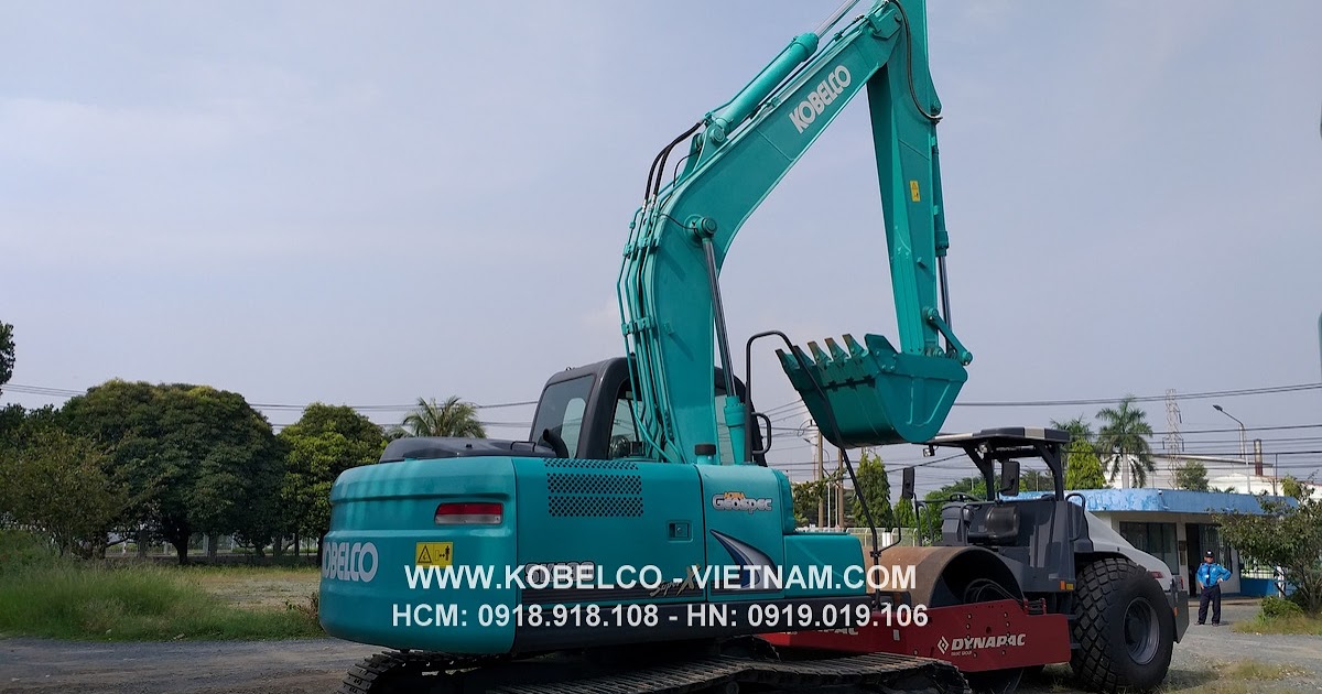 Máy đào Kobelco SK130-8, gầu tiêu chuẩn 0.5m3
