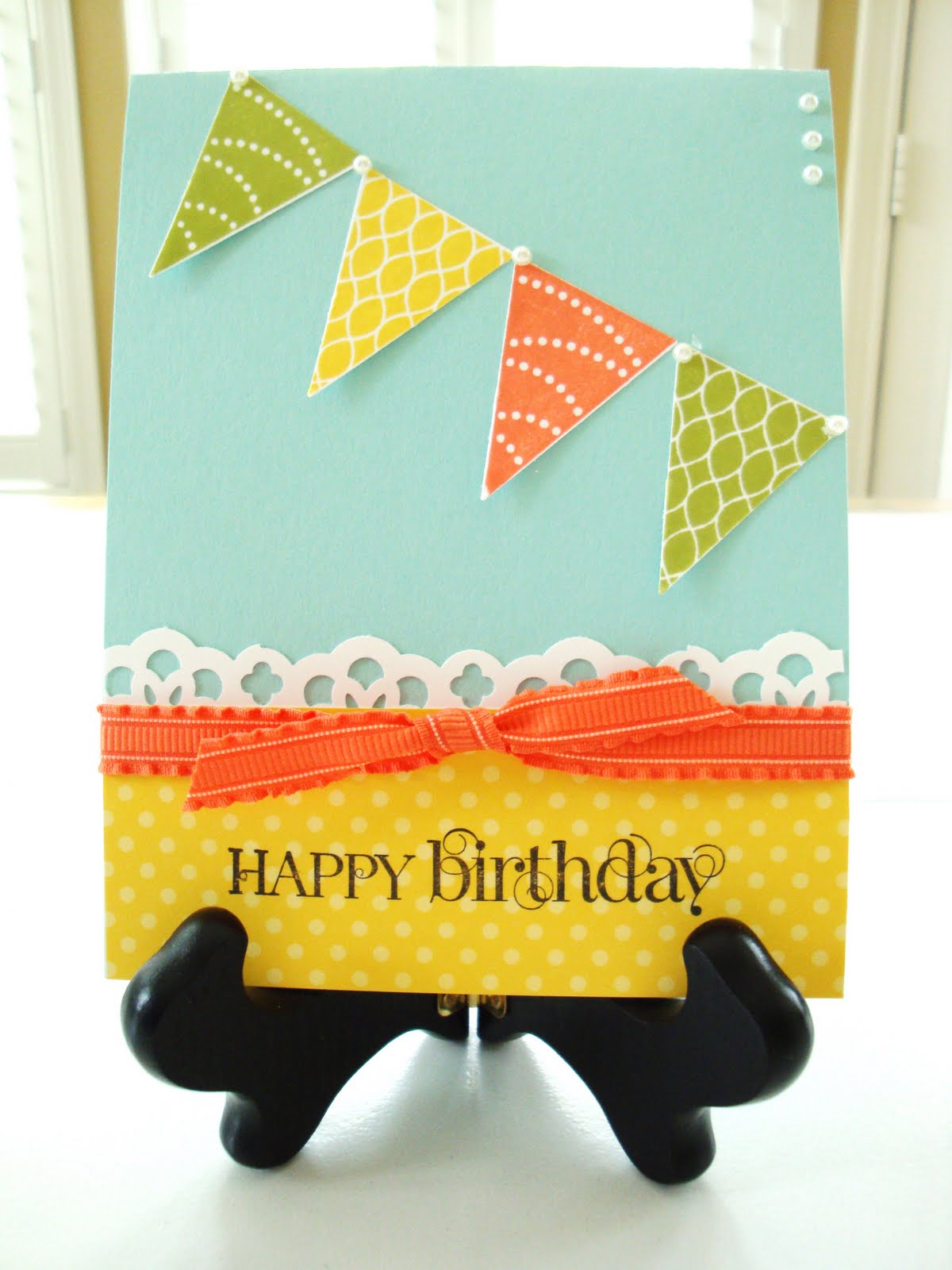 penguinstamper: Pennant Parade Card Sample!