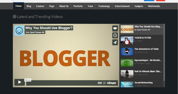 BlogTube - Professional Video Template | Template Free Share