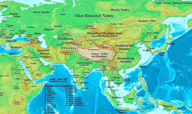 Okar Research: Sogdiana: Tibet Migration (500 BC)