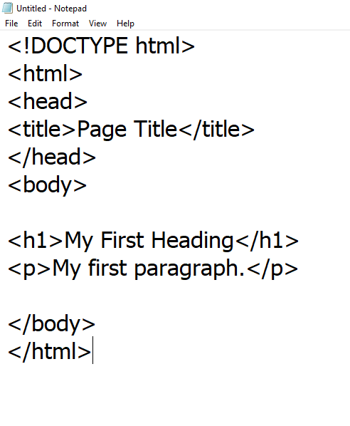 HyperText Markup Language