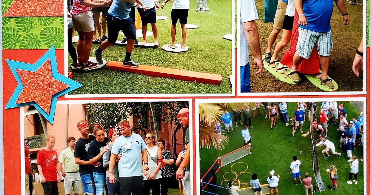 Random Memories: Team Work - Two Page Hawaii Layout