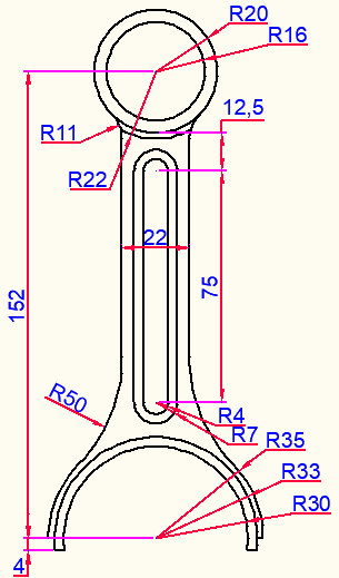 SMK BERDIKARI JEMBER on the blog: AUTOCAD 2D : Menggambar Connecting Rod