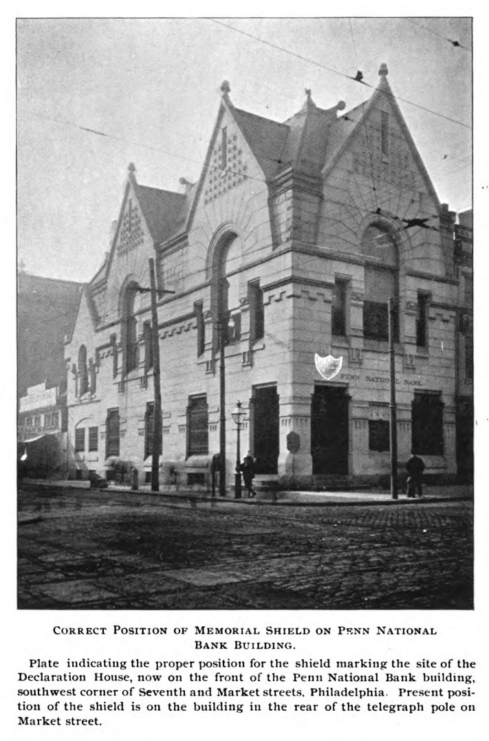 Philly & Stuff: Declaration (Graff) House Site - 7th and Market - 1854 ...