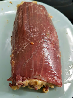 Cocina Basica y Fresca: PUNTA DE SOLOMILLO RELLENA CON CREMA DE SETAS CBF@