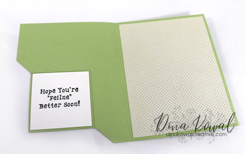 Dina Kowal Creative: Splitcoast Tutorial: Corner Flip Card