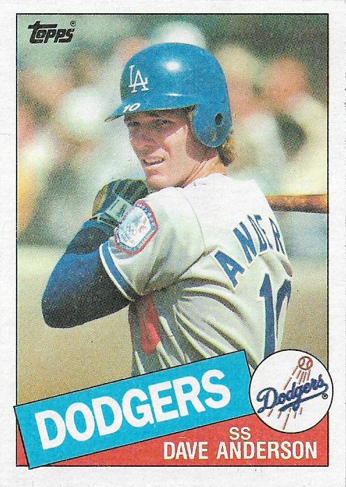 1985 Topps: #654 - Dave Anderson