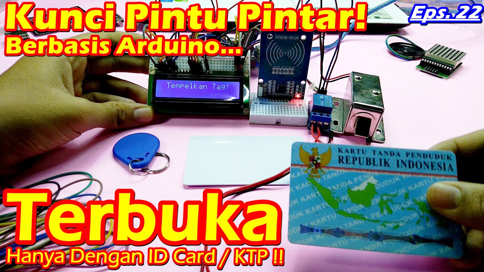 Membuka Kunci Pintu Dengan KTP Elektronik berbasis Arduino – Project ...