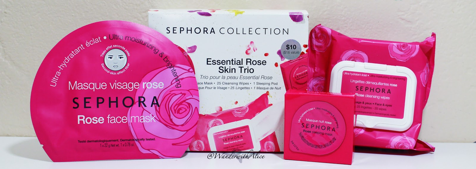 "The Essential Rose Skin Trio" by Sephora Collection Skincare