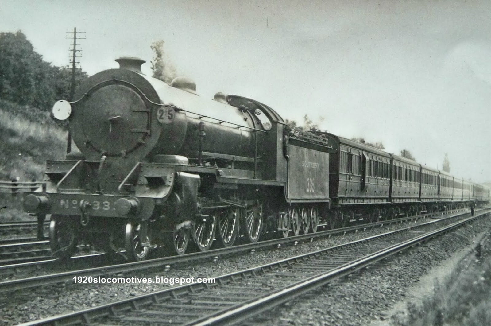 Steam Locomotives - 1920s: Southern Locomotives, 1920s.
