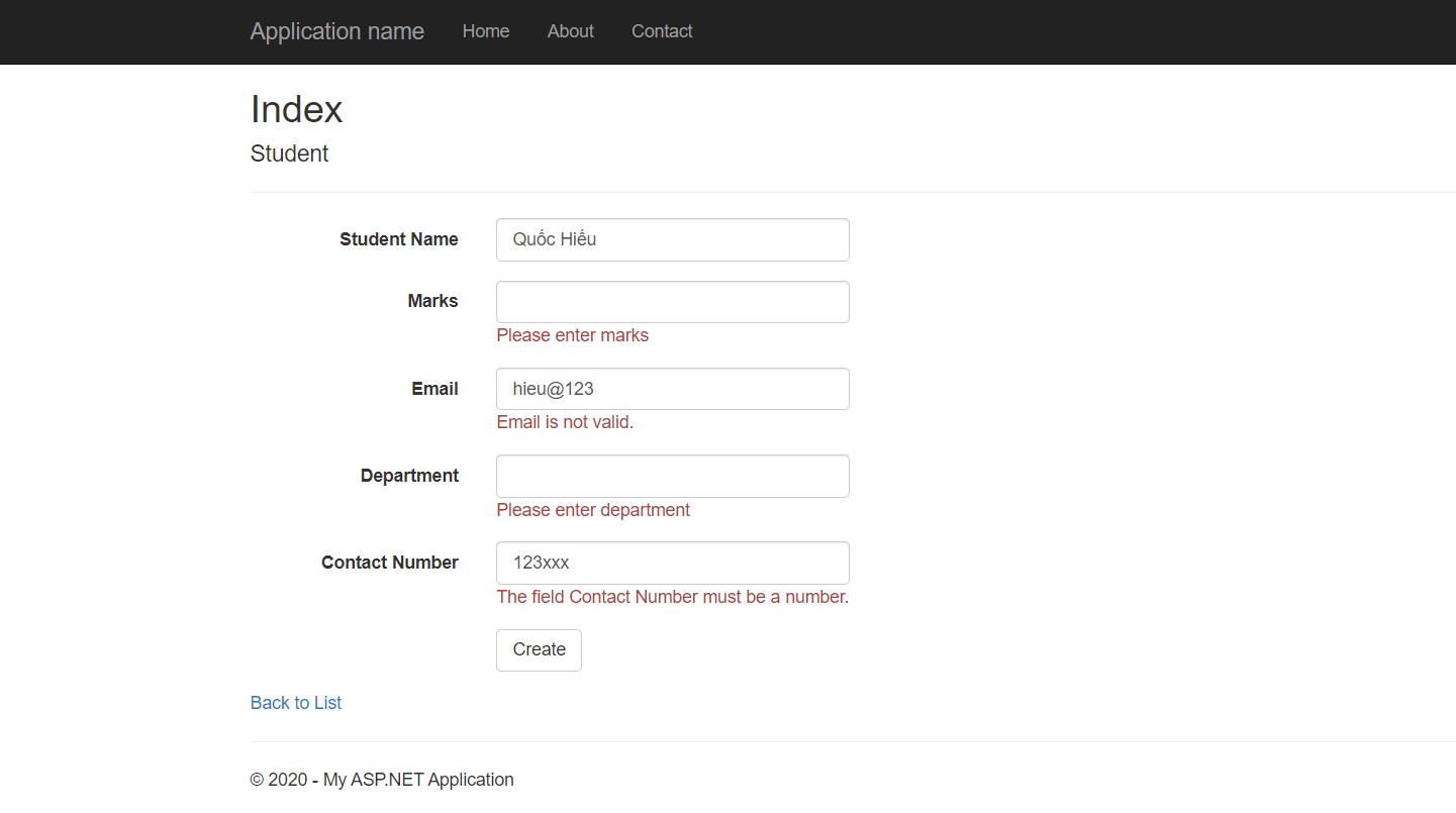 Sử Dụng Data Annotations Trong Aspnet Mvc
