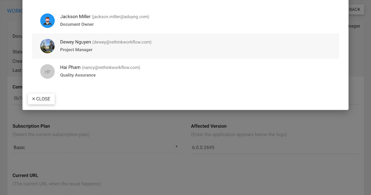 Rethink Workflow Support: How do I know who currently has access on a document?