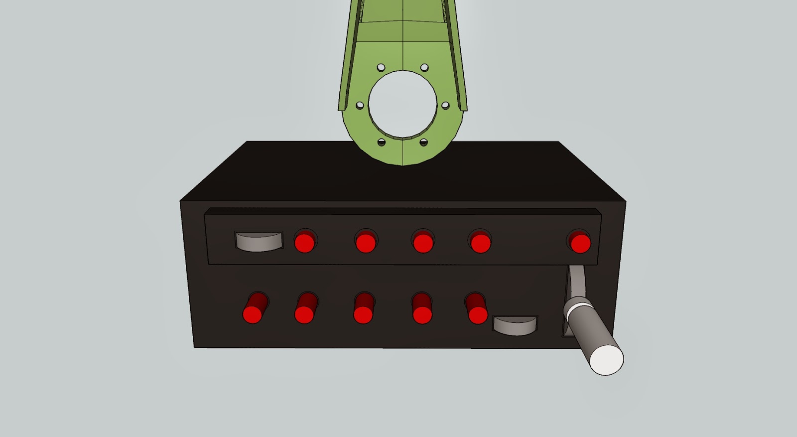 Spitfire spade grip joystick project: 2014