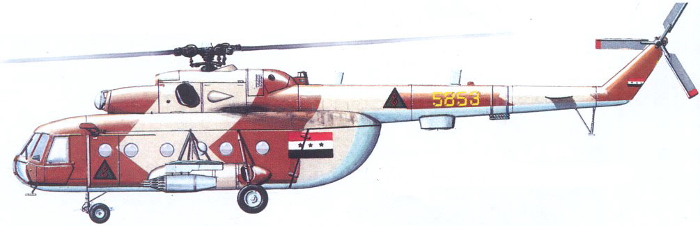 القوة الجوية العراقية Iraqi air force: مي-8 طائرة كل الواجبات والظروف