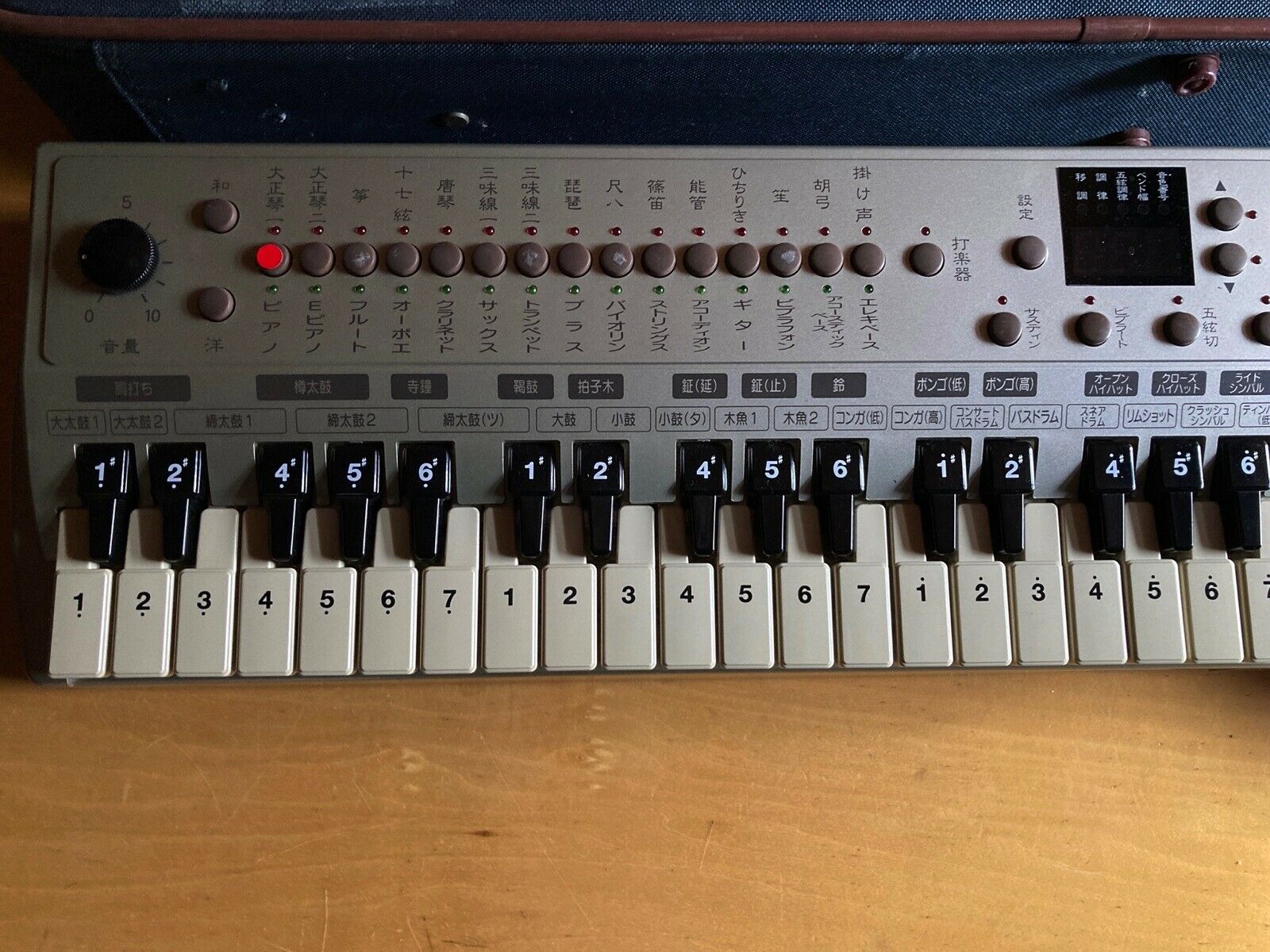 MATRIXSYNTH: Suzuki Waraku III TES-371 Electric Nagoya Harp Taishogoto ...