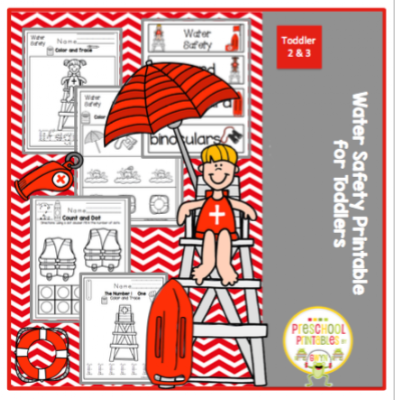 Water Safety for Toddlers ~ Preschool Printables
