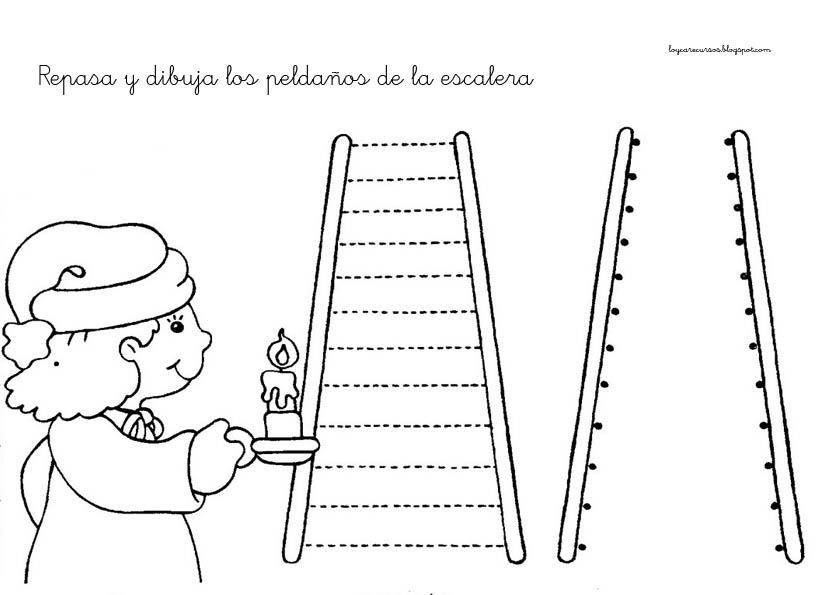 RECURSOS DE EDUCACIÓN INFANTIL: GRAFOMOTRICIDAD: TRAZO HORIZONTAL