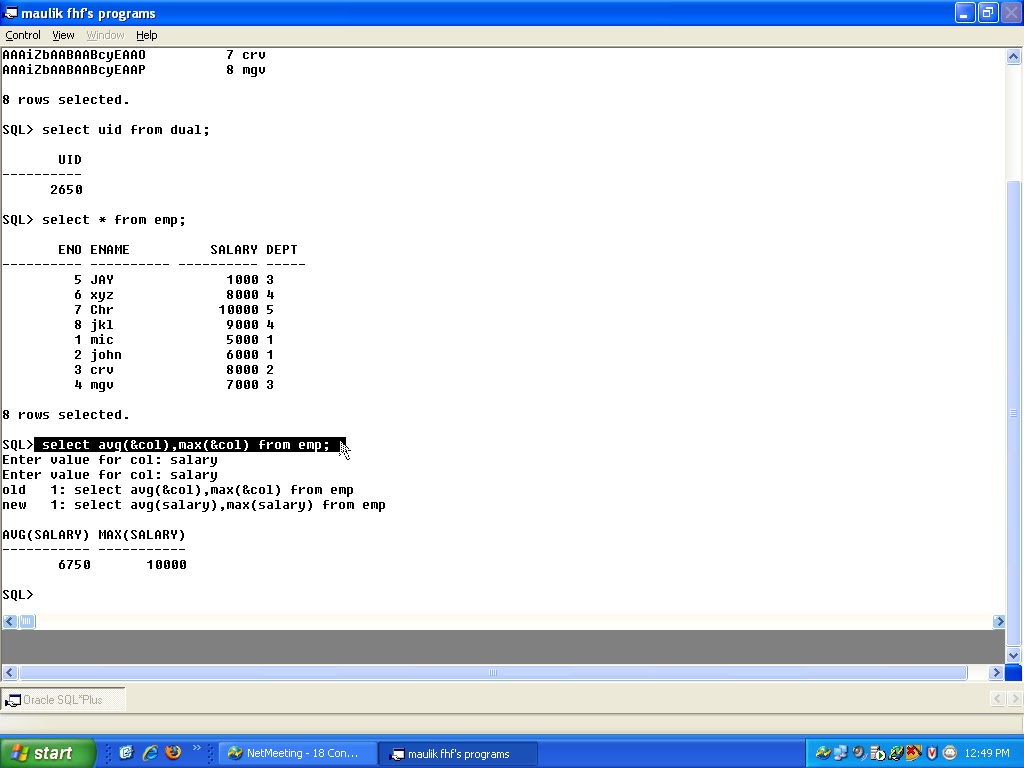 Sql Query Sql Images Dbms Material Sql Query Solution Photo ~ Gtu Material