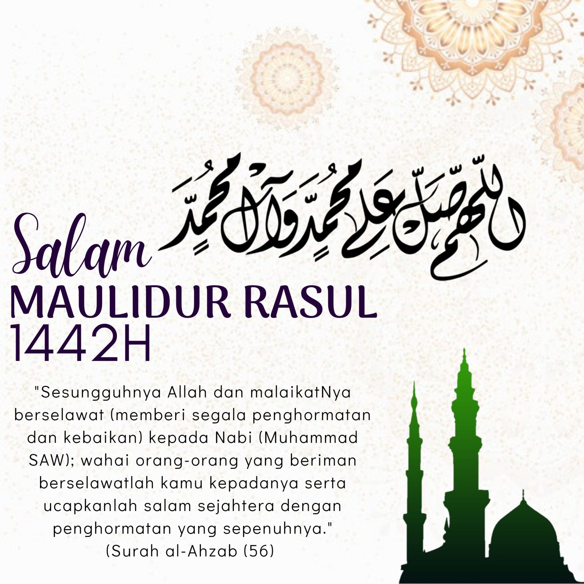 Salam Maulidur Rasul SAW 1442H ~ K R I S T A L - T A S N I M