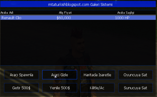 MTA:SA Galeri Sistemi