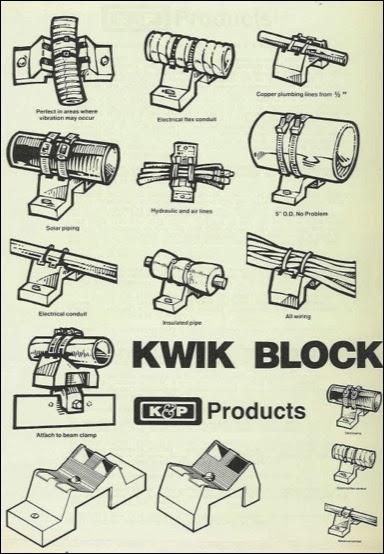 Pipe Fastening System: UV Durable Universal Pipe Clamp: Kwik Block ...