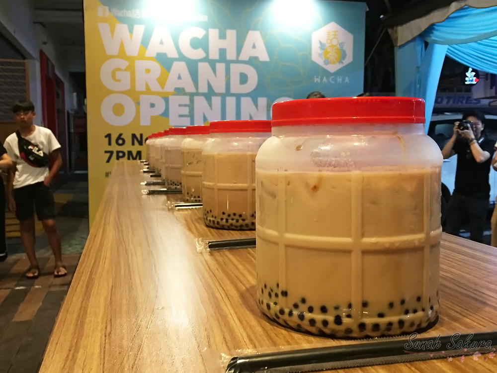 Grand Opening Wacha Tea, Taman Sutera Utama