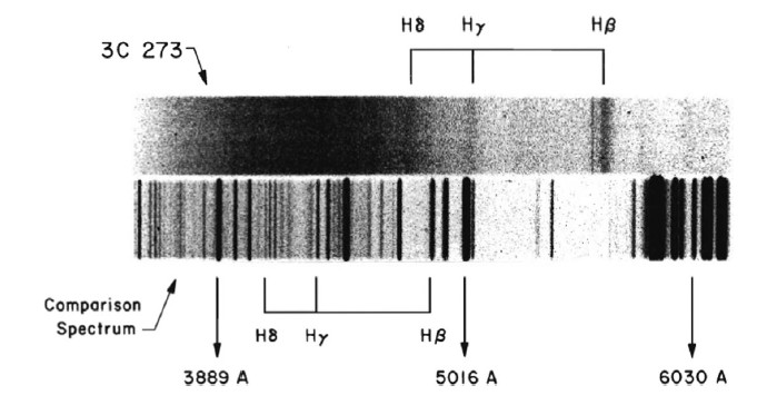 En el cielo las estrellas: El Enterprise y el quasar