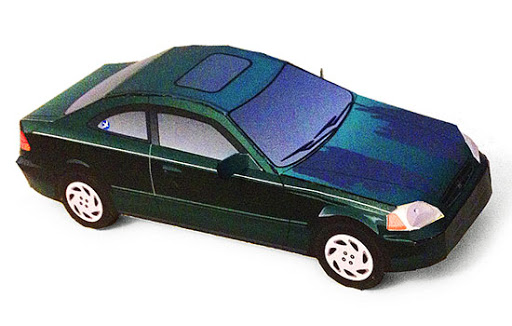 5th Gen Honda Civic Coupe (EK) Papercraft | Paperized Crafts