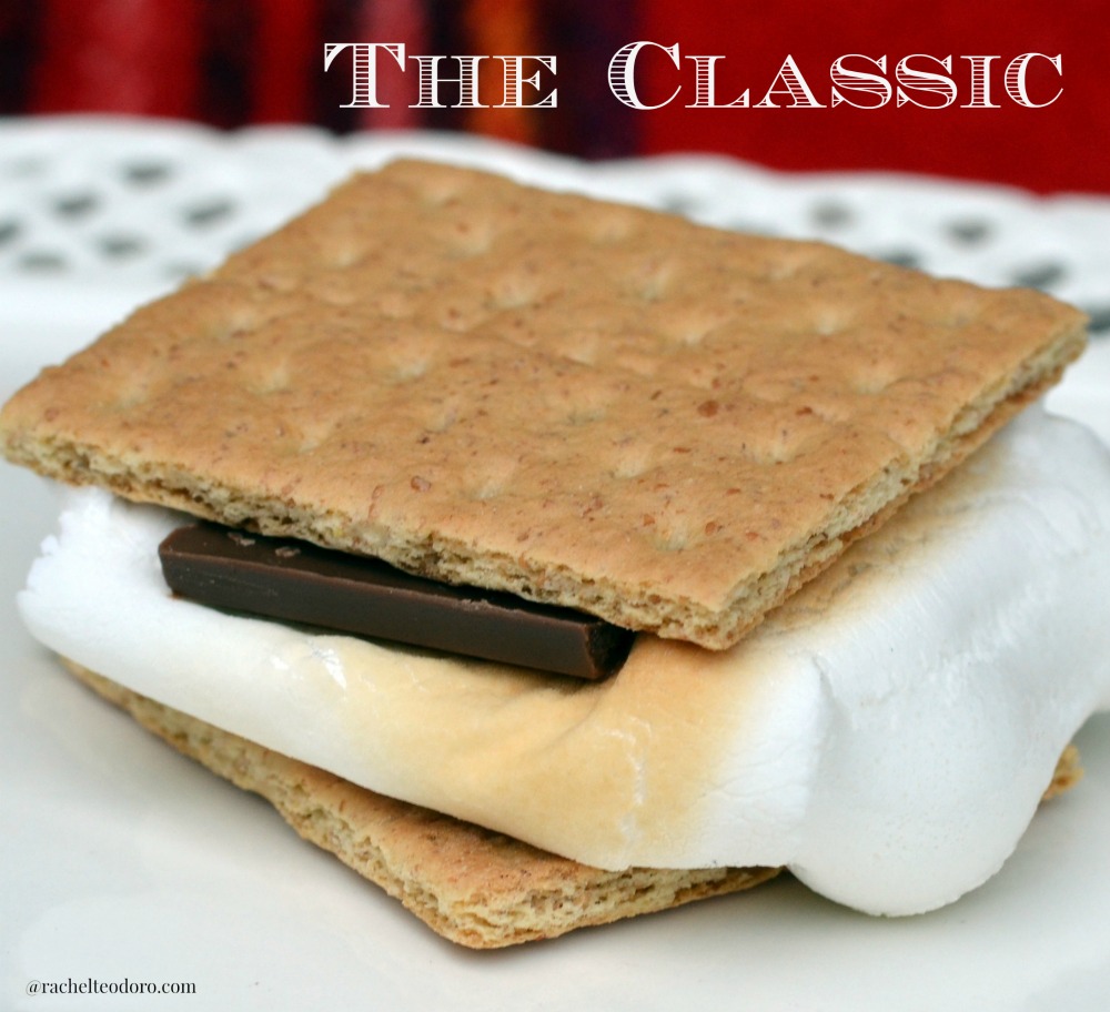 Backyard S'mores Bar with Free Printable Gourmet S'mores Menu