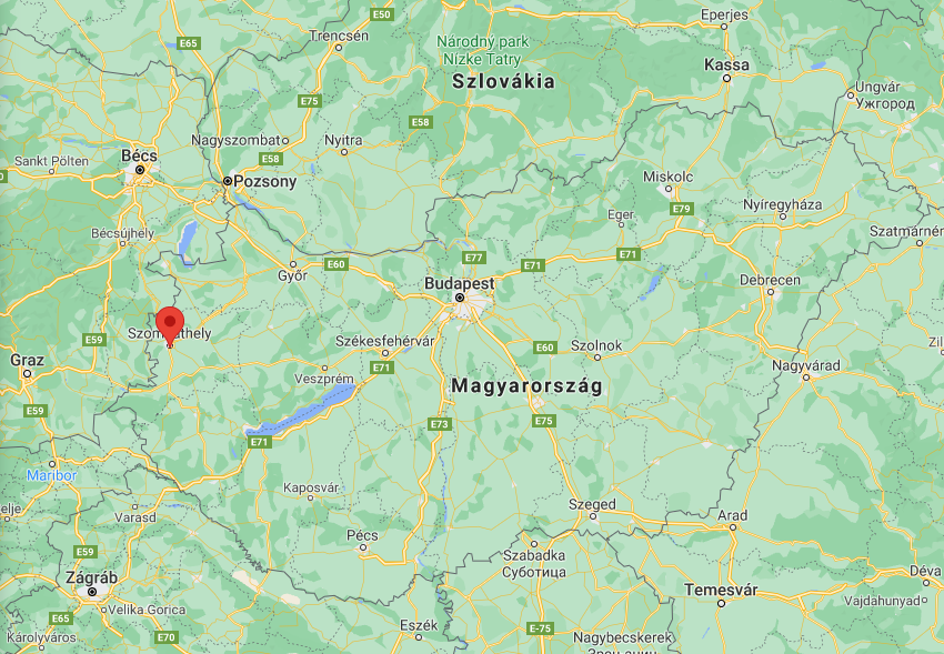 The Roman city Savaria in Pannonia Provincia