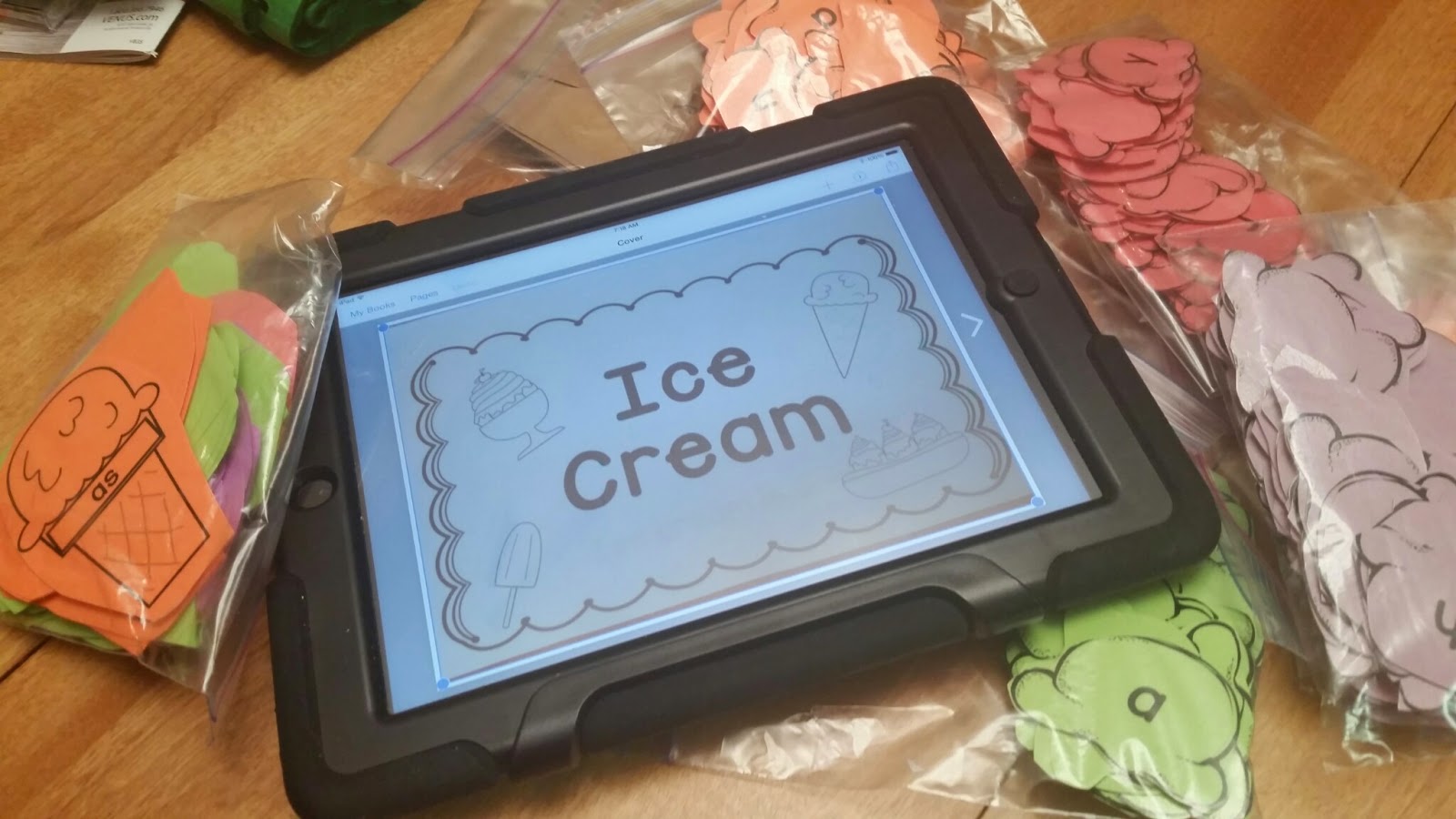First Grade Funtastic: Ice Cream and iPad Day