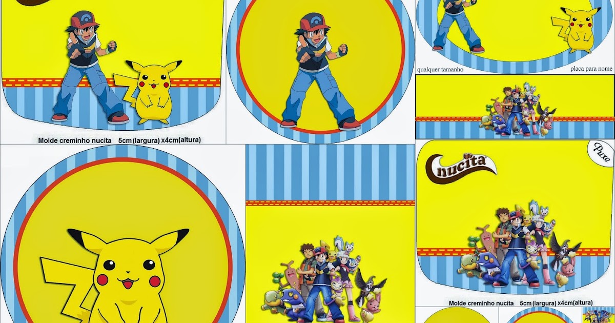 Pokemon: Free Printable Candy Bar Labels. - Oh My Fiesta! for Geeks