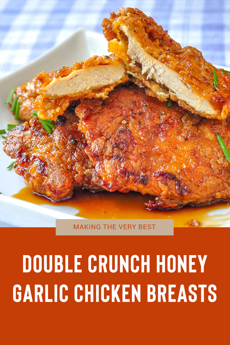Like Cooking: DOUBLE CRUNCH HONEY GARLIC CHICKEN BREASTS