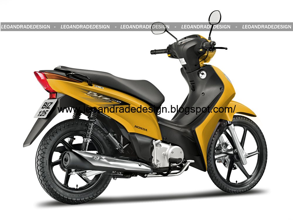 Leo Andrade Design: Honda Biz EX 2011 (reestilizada) e Honda CG Fan ESI ...