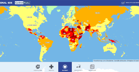 Maps Mania: The World's Most Dangerous Countries
