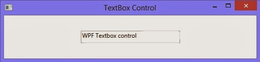 How to Use TextBox Control in WPF