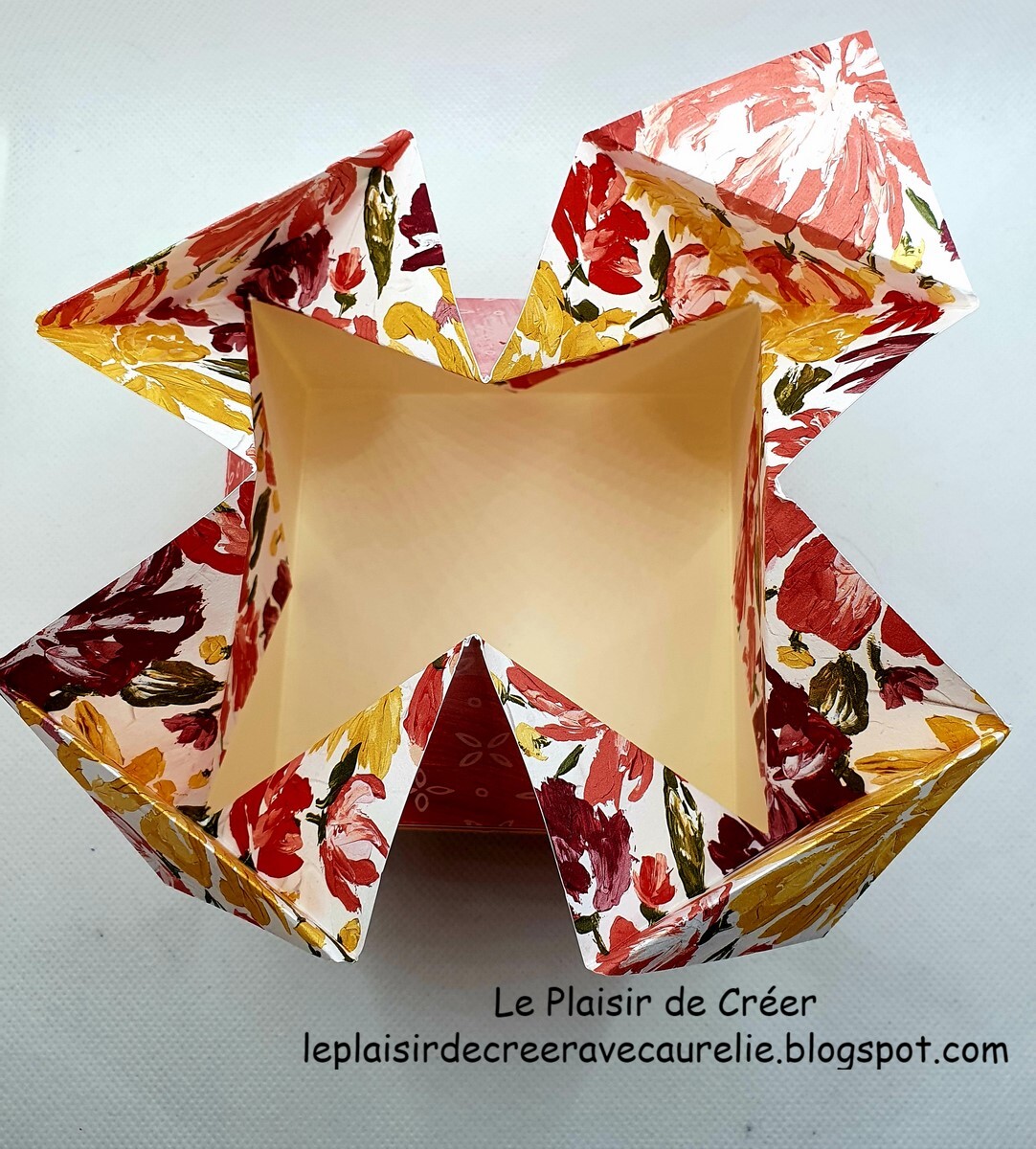 Le plaisir de créer : Boite Origami [Tuto-Vidéo]