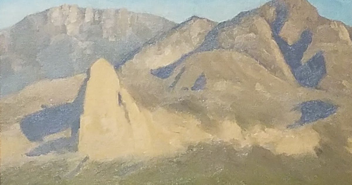 TOM BLAZIER'S PAINTING BLOG: Santa Rita Mountains