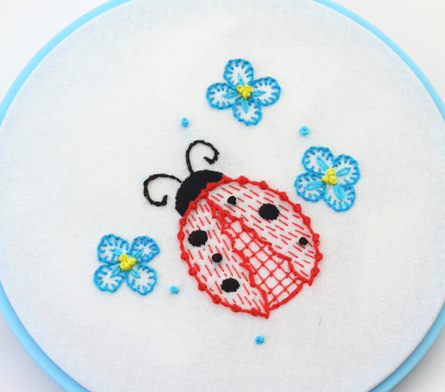 big B: Ladybug Embroidery Project Part Two