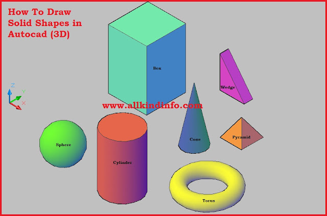 Creating of 3d Solid Shapes in Autocad | Informational Encyclopedia
