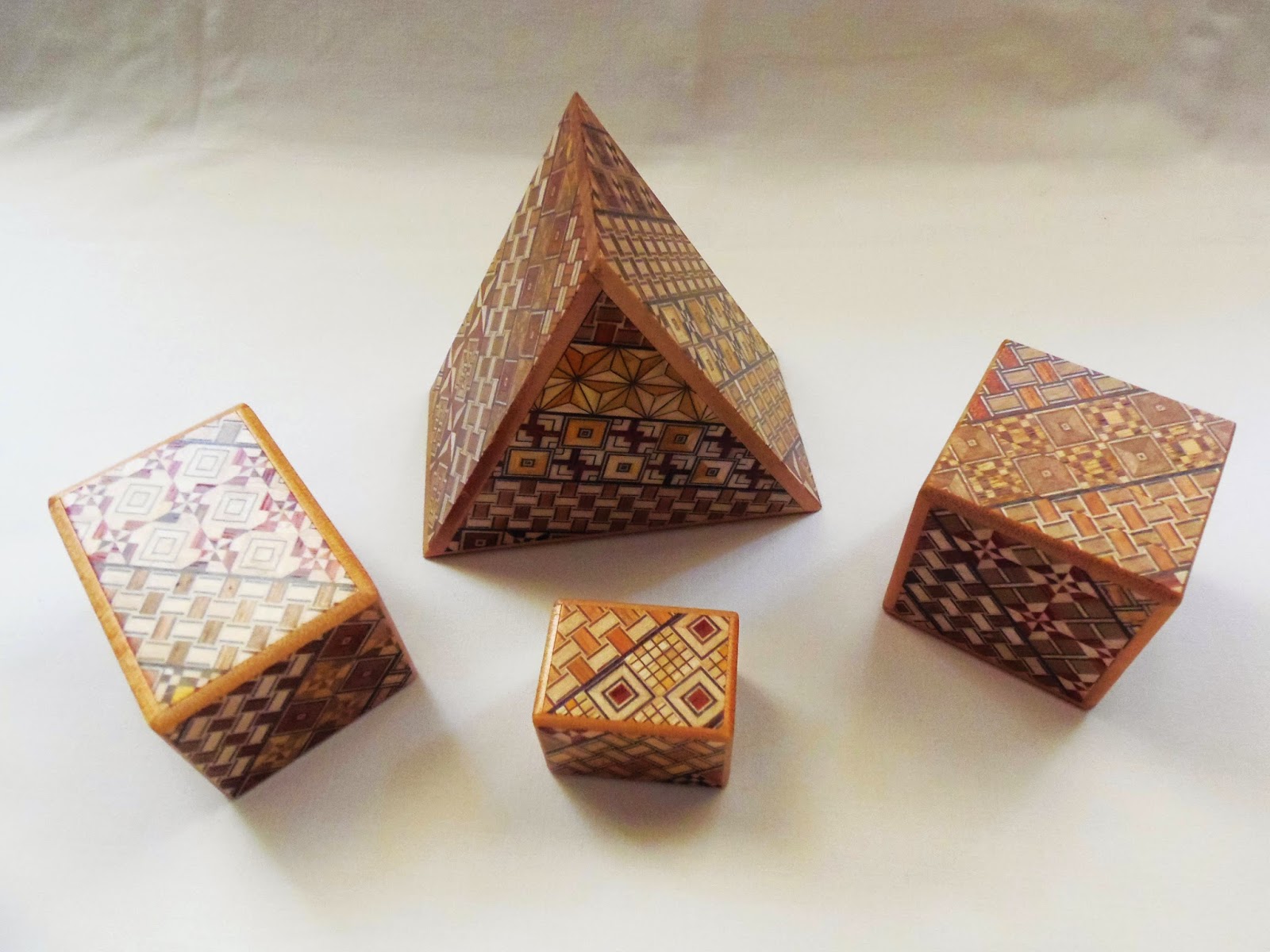 Gabriel Fernandes' Puzzle Collection: Triangle 7 Step Yosegi - Japanese ...