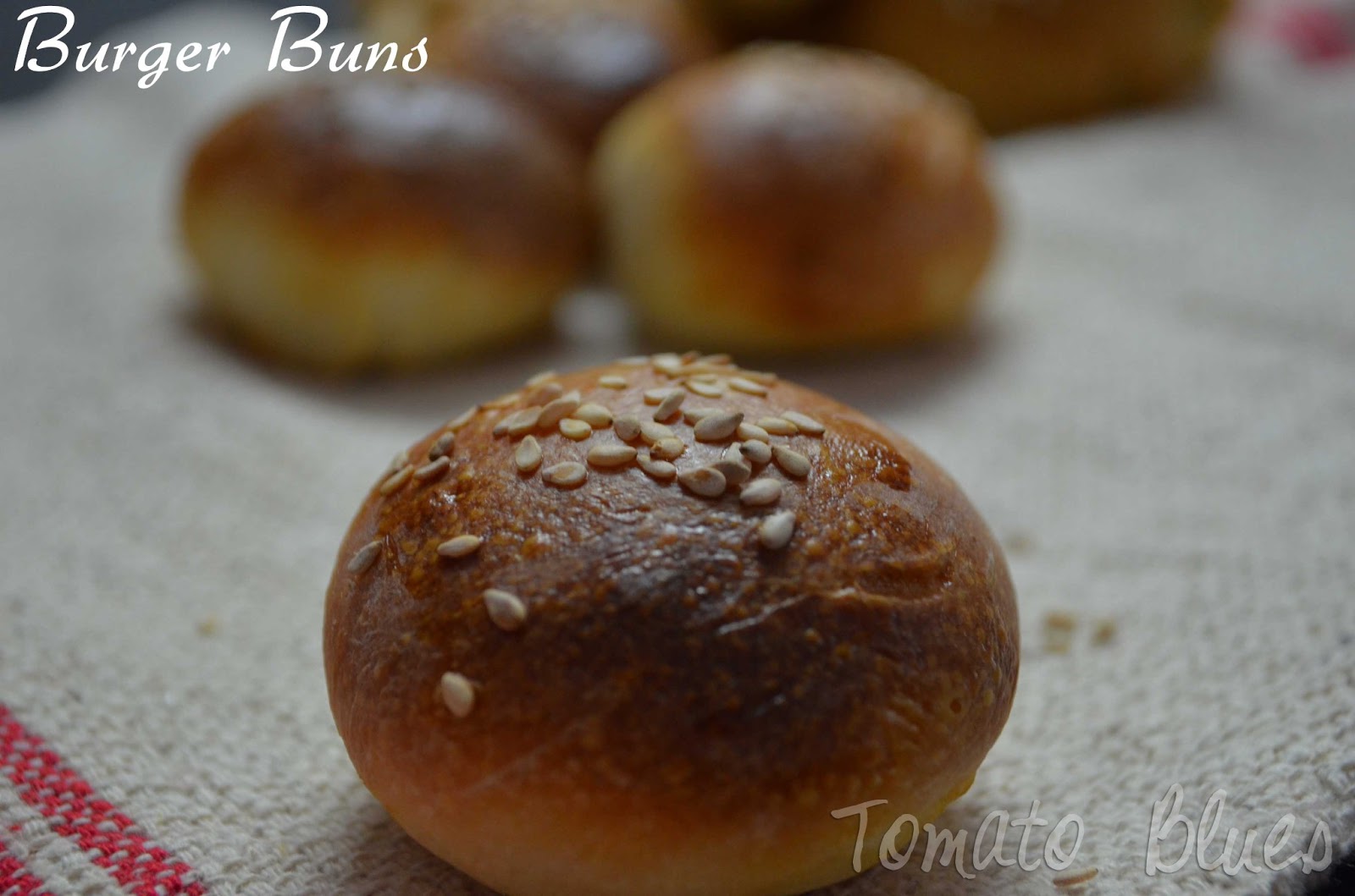 Eggless Burger Buns