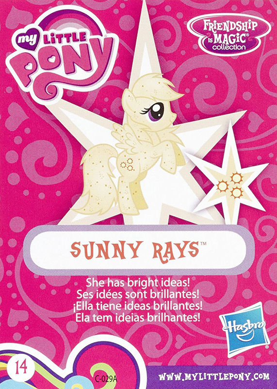 MLP Sunny Rays Blind Bag Cards | MLP Merch