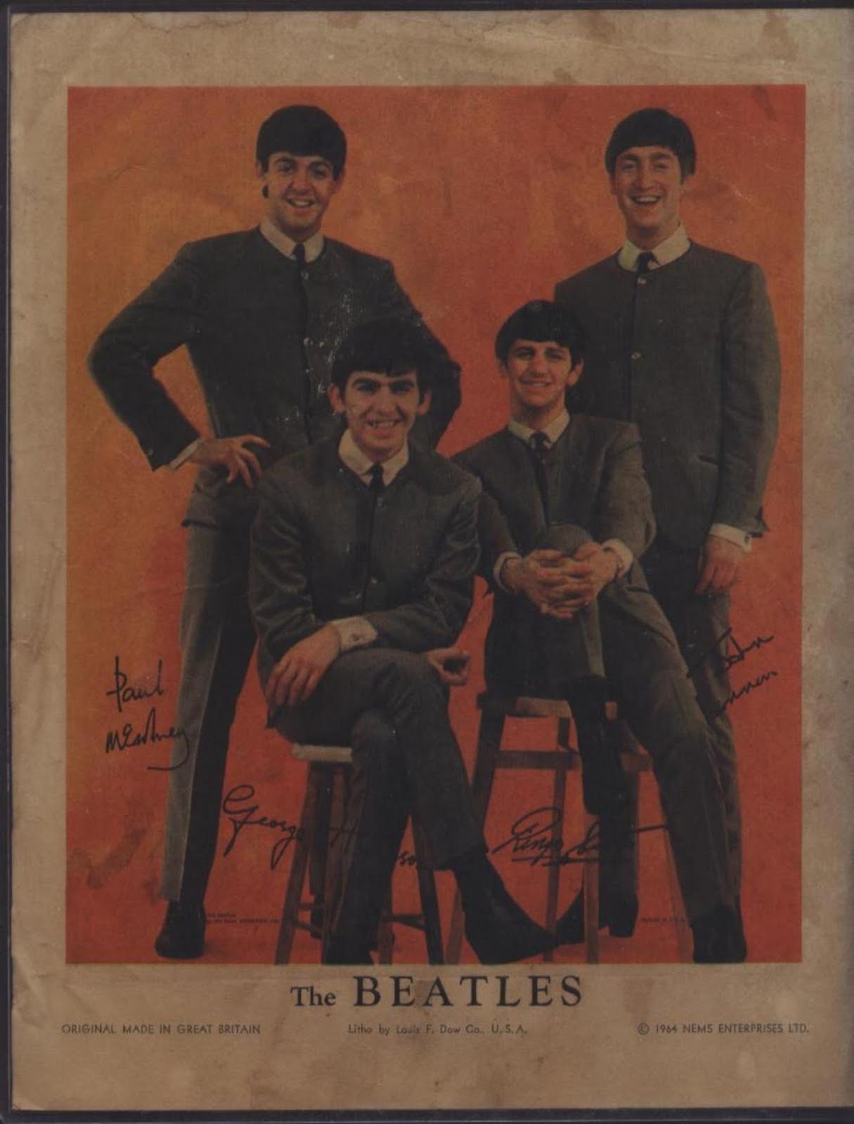 Koleksi Tempo Doeloe: Poster jadul asli th.1964 Group Band Legendaris ...