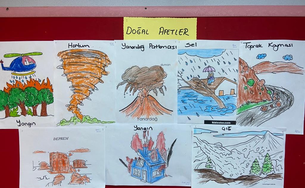 We learned about natural disasters and protection methods.